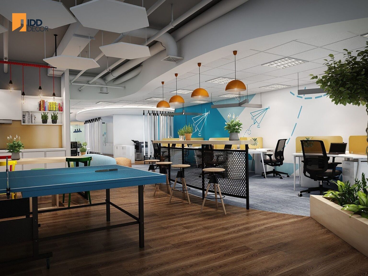 BUILDING A GREEN ECOSYSTEM IN SMALL OFFICE SPACES - IDD Decor